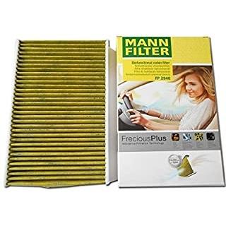 MANN エアコンフィルター プジョー シトロエン FP2940 脱臭活性炭 ポリフェノール配合(三層構造) : エムアル - 通販 - Yahoo!ショッピング