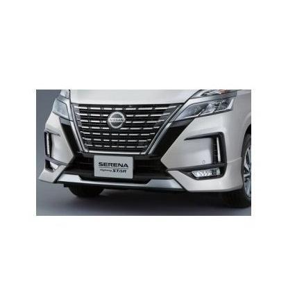 ニッサン セレナ【GC27 GFC27 GNC27 GFNC27 HC27 HFC27】 フロントプロテクター(インテリジェントアラウンドビューモニター無) :K60105TT4D-C27-2 ...