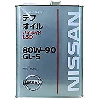 日産 NISSAN(ニッサン) 日産純正 デフオイル ハイポイド LSD GL-5 80W-90 4L KLD30-80904 : エムアル ...