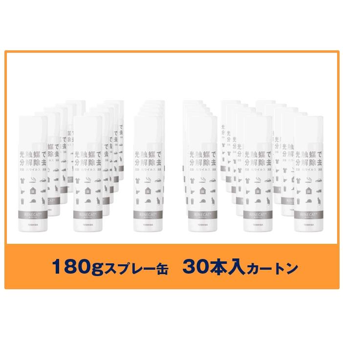 光触媒スプレー 消臭除菌液 ルネキャット 東芝 RMA-03-180B 30本セット : rma-03-180b-30p : マルエーデンキ Yahoo!店 - 通販 - Yahoo!ショッピング