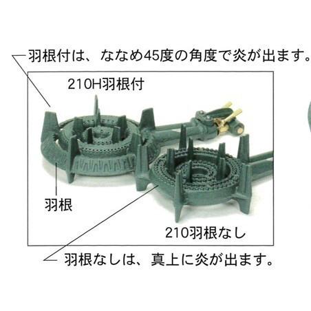 鋳物コンロ レギュラー タチバナ 下枠セット 二重 羽根なし 種火付 五徳セット TS-210PS 幅33cm 穴あきタイプ 業務用 コンロ ガスコンロ バーナー : order ...