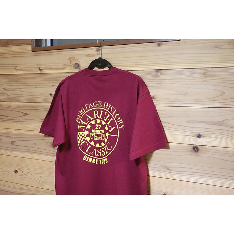 Maruhaクラッシックロゴ＆HERITAGE HISTORYマーク マルハオリジナルTシャツ Mサイズ マツダロードスター : マルハ ...