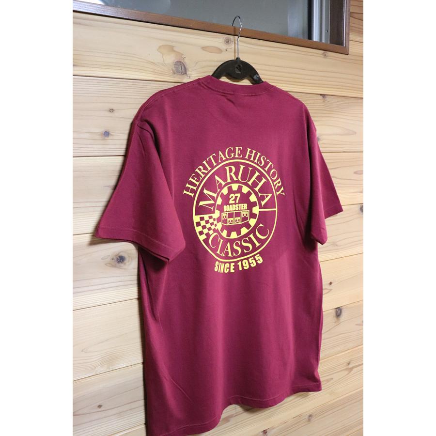 オリジナルTシャツ XLサイズMaruhaクラシックロゴ バーガンディー マツダロードスター : マルハモータース maruhamotors ...