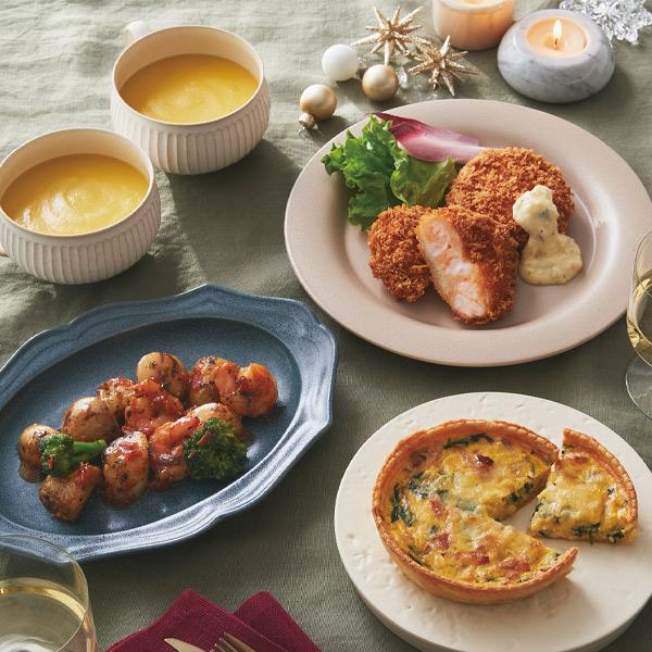 RFFF 帆立と海老のハーブグリル＆2種デリ・スープセット : 24-378089 : 丸広百貨店 ヤフー店 - 通販 - Yahoo!ショッピング