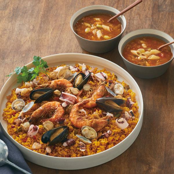 RFFF 家族で愉しむ パエリアキット＆スープセット 代引不可商品 : 丸広オンラインショップ - 通販 - Yahoo!ショッピング