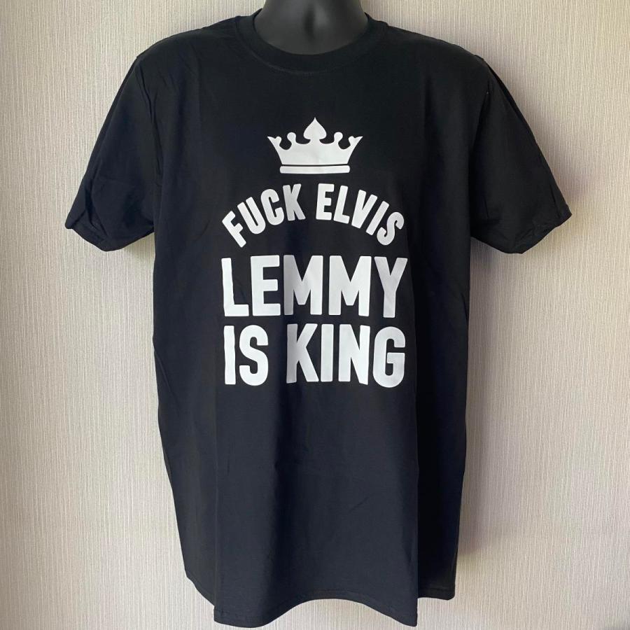 デイヴグロール-ファックエルビスレミーイズキングTシャツ Fuck Elvis Lemmy Is King - Dave Grohl T ...