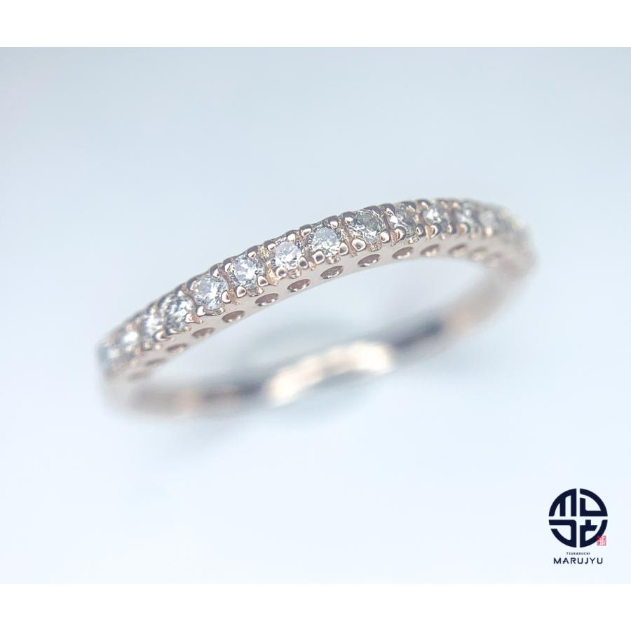 K18 18金ピンクゴールド ダイヤモンド ハーフエタニティ リング D0.11ct 指輪 5号 ピンキーリング : 塚口丸十質舗 Yahoo!ショップ - 通販 - Yahoo!ショッピング