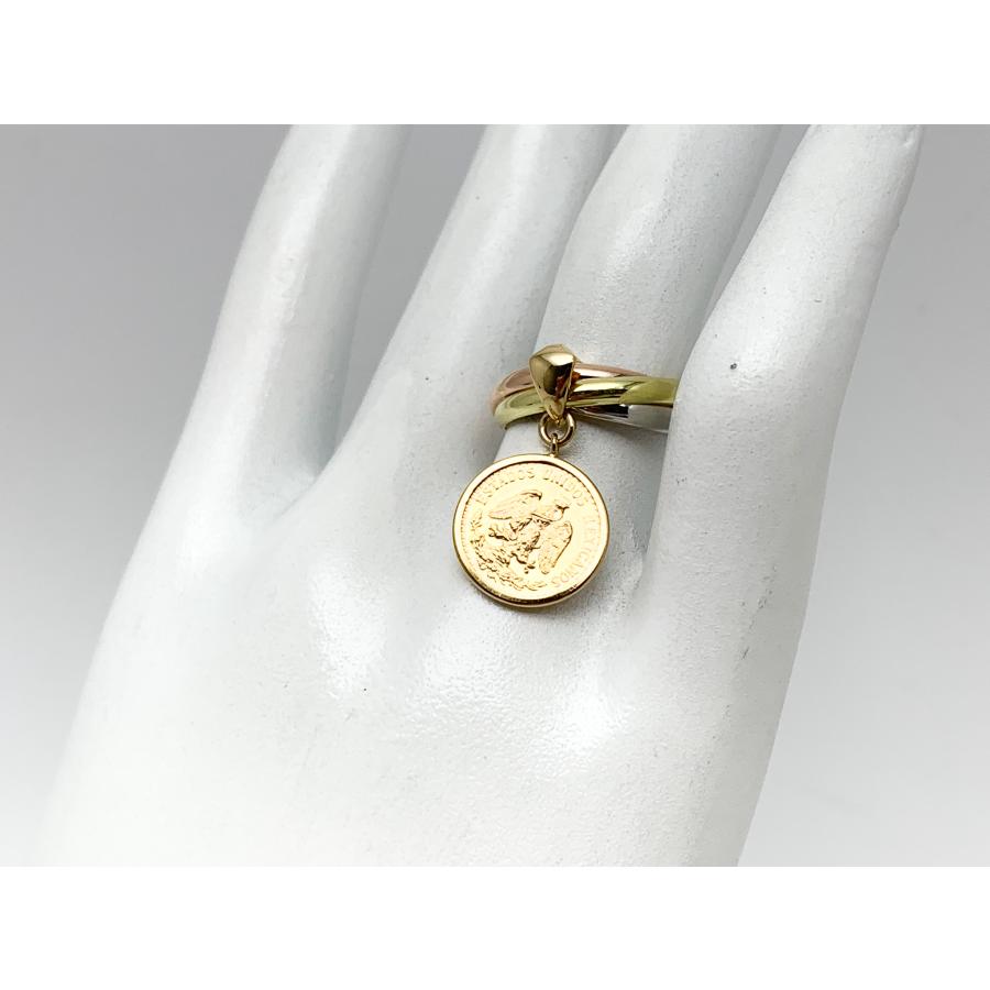 K18 18金イエローゴールド PT900 プラチナ DOSコイン 2ペソ 21.6金 K21.6 コイン トリニティ リング 指輪 約9号 : 塚口丸十質舗 Yahoo!ショップ - 通販 ...