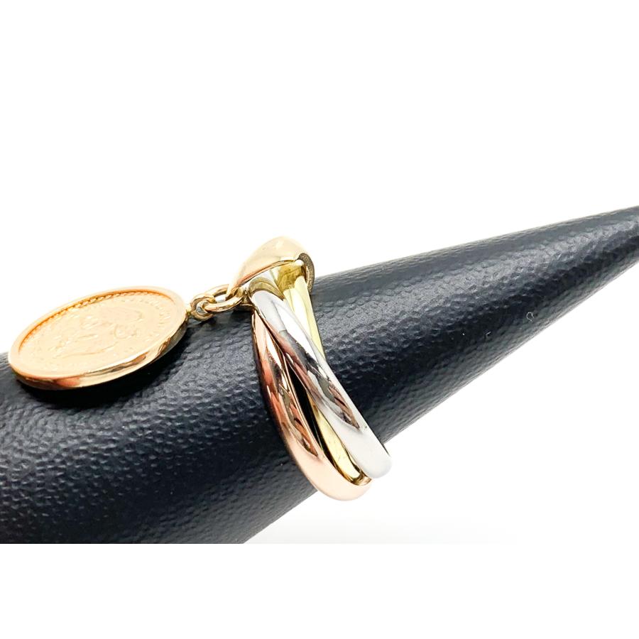 K18 18金イエローゴールド PT900 プラチナ DOSコイン 2ペソ 21.6金 K21.6 コイン トリニティ リング 指輪 約9号 : 塚口丸十質舗 Yahoo!ショップ - 通販 ...