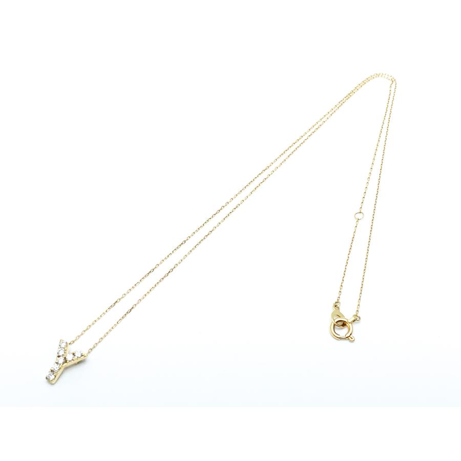 AHKAH アーカー K18 18金イエローゴールド プルミエトワール ダイヤモンド 0.14ct イニシャル『Y』 ネックレス アクセサリー : 塚口丸十質舗 Yahoo!ショップ - 通販 ...