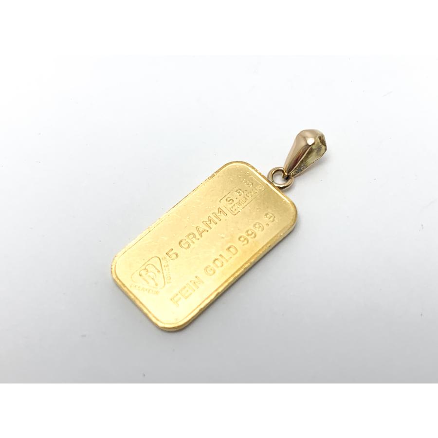 K24 K18 24金 18金イエローゴールド スイス銀行 インゴット5.0g ペンダント チャーム アクセサリー : 塚口丸十質舗 Yahoo!ショップ - 通販 - Yahoo!ショッピング