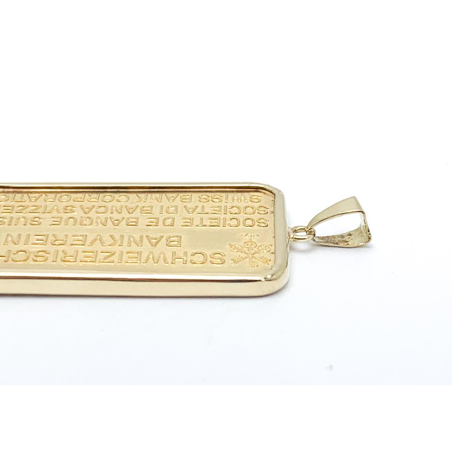 K24 K18 24金 18金イエローゴールド スイス銀行 インゴット10.0g ペンダント チャーム アクセサリー : 塚口丸十質舗 Yahoo!ショップ - 通販 - Yahoo!ショッピング