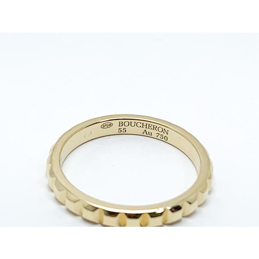 BOUCHERON ブシュロン AU750 K18 18金イエローゴールド キャトル クル ド パリ リング ミディアム 指輪 ジュエリー アクセサリー 55号 : 塚口丸十質舗 Yahoo ...