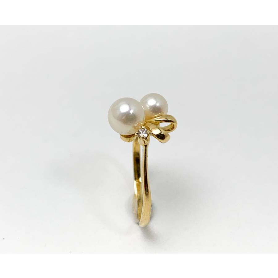 MIKIMOTO ミキモト K18 18金イエローゴールド アコヤパール リング 指輪 アクセサリー 約7号 : 塚口丸十質舗 Yahoo!ショップ - 通販 - Yahoo!ショッピング
