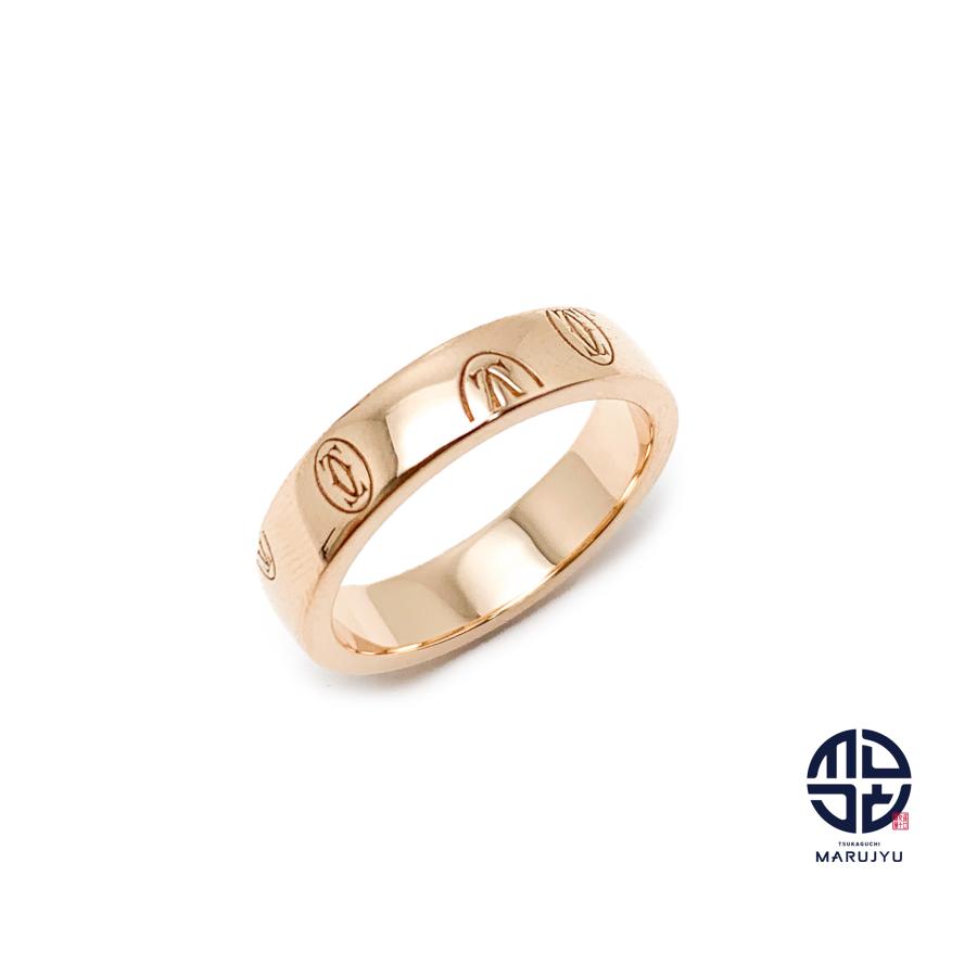 CARTIER Cartier カルティエ 750 K18 18金ピンクゴールド ハッピーバースデー リング 指輪 約7号 47号 ジュエリー アクセサリー : 塚口丸十質舗 Yahoo ...