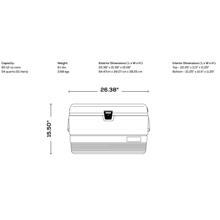 イグロー igloo クーラーボックス マリンウルトラ54QT MARINE ULTRA 54 : つり具のまるきん ヤフー店 - 通販 - Yahoo!ショッピング
