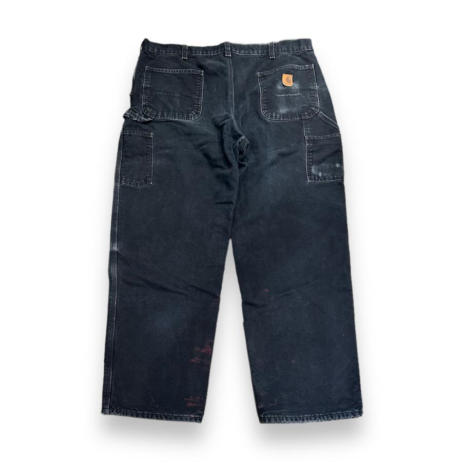 【W40】 USA古着 カーハート Carhartt ペインターパンツ ブランケット ブラック 40インチ BIGSIZE : 古着屋マルキンストア - 通販 - Yahoo!ショッピング