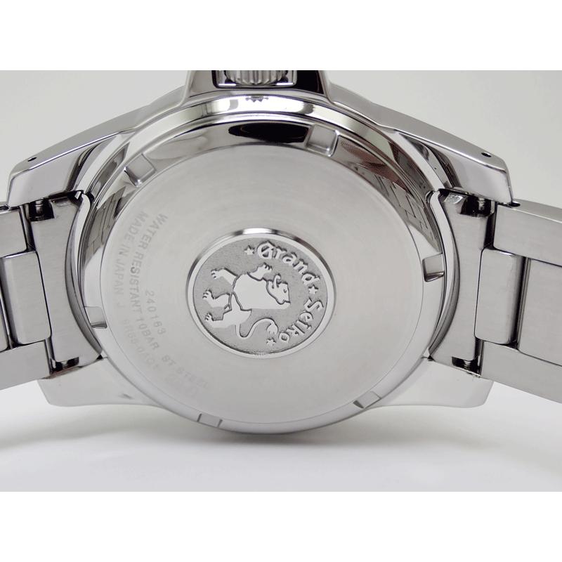 GRAND SEIKO グランドセイコー GS スプリングドライブ パワーリザーブ 腕時計 SBGA027 黒 メーカーオーバーホール済み ...