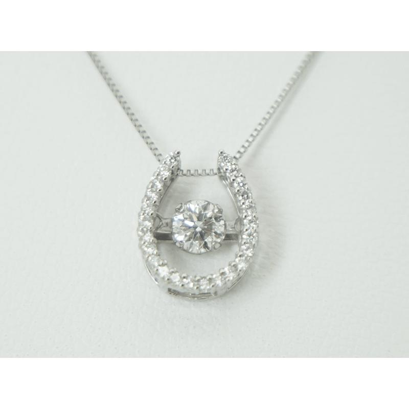 Pt900/850 プラチナ ダイヤモンド 0.308ct 0.16ct ネックレス ホースシュー ダンシングストーン 鑑定書付 新品同様美品！！ : a417 : マルコウヤフーショッピング ...