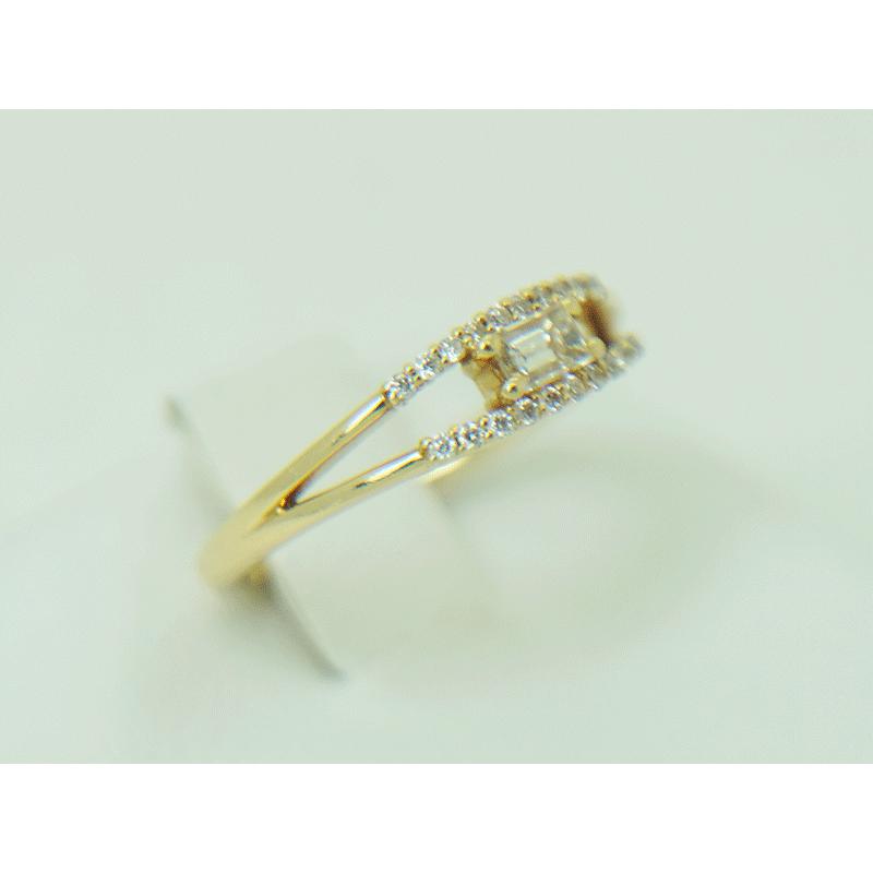 K18 天然ダイヤモンド リング バケットカット ラウンドブリリアントカット D0.16ct 上質ダイヤ 日本サイズ＃6号 美品 : マルコウヤフーショッピング店 - 通販 - Yahoo ...