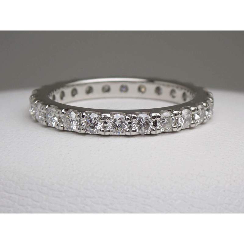 PT900 ダイヤモンド フルエタニティ エタニティリング D1.00ct ＃11.5号 新品仕上げ済 ハート＆キューピッド級上質ダイヤ : マルコウヤフーショッピング店 - 通販 ...