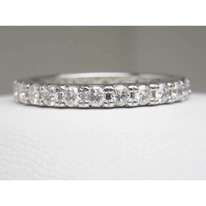 PT900 ダイヤモンド フルエタニティ エタニティリング D1.00ct ＃11.5号 新品仕上げ済 ハート＆キューピッド級上質ダイヤ : マルコウヤフーショッピング店 - 通販 ...