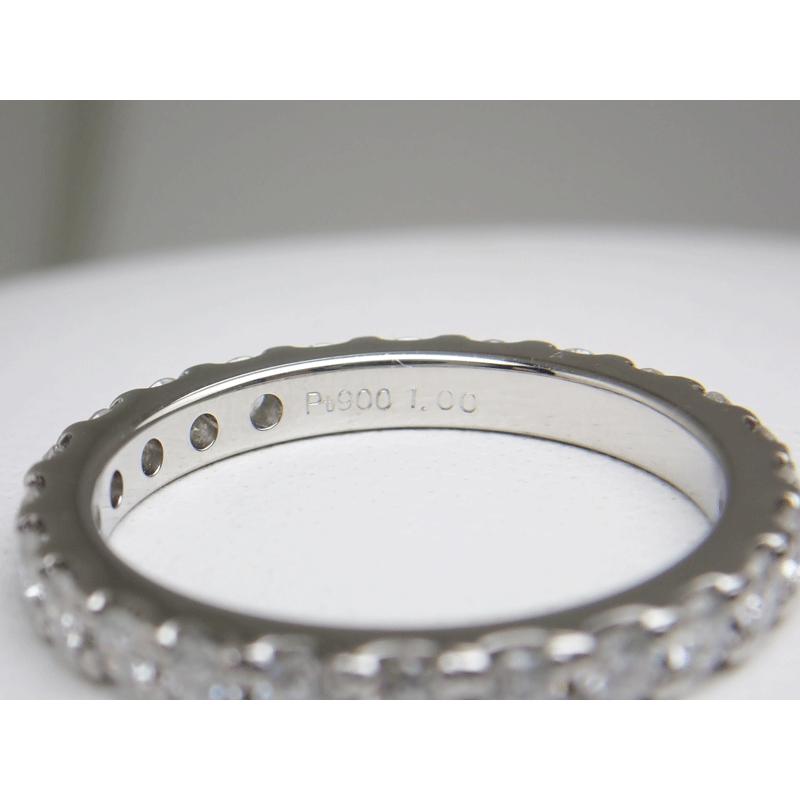 PT900 ダイヤモンド フルエタニティ エタニティリング D1.00ct ＃11.5号 新品仕上げ済 ハート＆キューピッド級上質ダイヤ : マルコウヤフーショッピング店 - 通販 ...