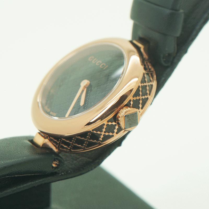 GUCCI グッチ ディアマンティッシマ 141.5 YA141501 レディース クオーツ腕時計 中古 送料無料！！ : マルコウヤフーショッピング店 - 通販 - Yahoo!ショッピング