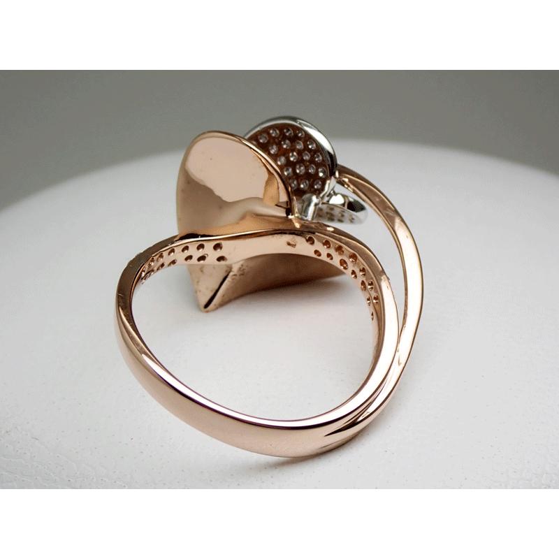 K18 PG/WG ダイヤモンド リング リーフ 葉 デザイン マイクロパヴェセッティング D0.52ct #13号 新品仕上げ済み : マルコウヤフーショッピング店 - 通販 - Yahoo ...