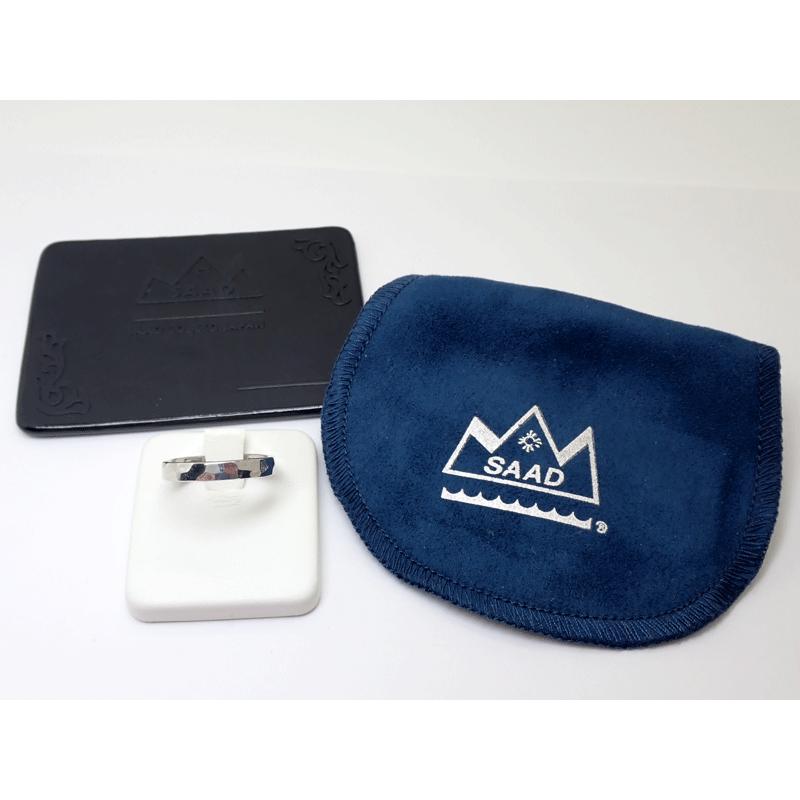 SAAD サード スターリングコレクション シルバー925リング/指輪 #19(日本サイズで18号位）新品同様美品 4mm幅 R-109-S : マルコウヤフーショッピング店 - 通販 ...