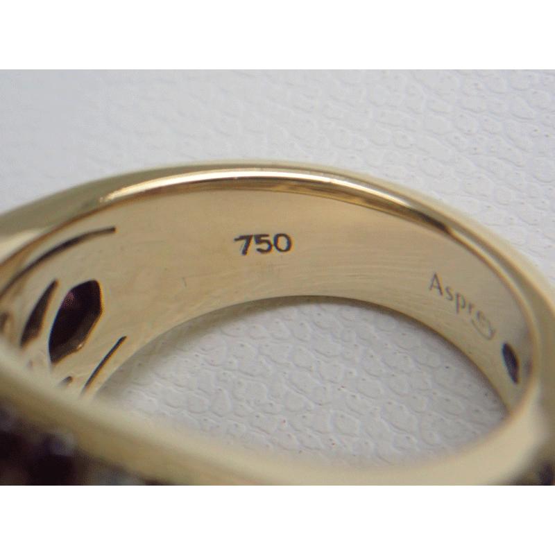 Asprey アスプレイ ダイヤサファイアルビーリング K18 19．9g ＃10 ユニオンジャック リング 中古美品 : マルコウヤフーショッピング店 - 通販 - Yahoo!ショッピング