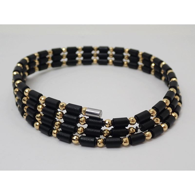 COREFORCE LOOP コアフォース ループ ブラック70 K18ゴールド GOLD ブレス ネックレス シリーズ最高峰 新品同様 送料無料 : マルコウヤフーショッピング店 - 通販 ...