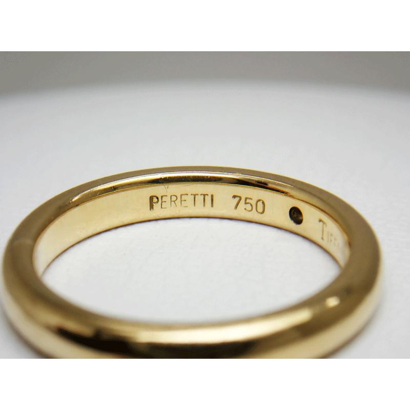 ティファニー TIFFANY&CO. PERETTI エルサ・ペレッティ 750 K18 1Pダイヤ リング ＃5.5号 3.4g 中古 送料無料！！ : マルコウヤフーショッピング店 ...