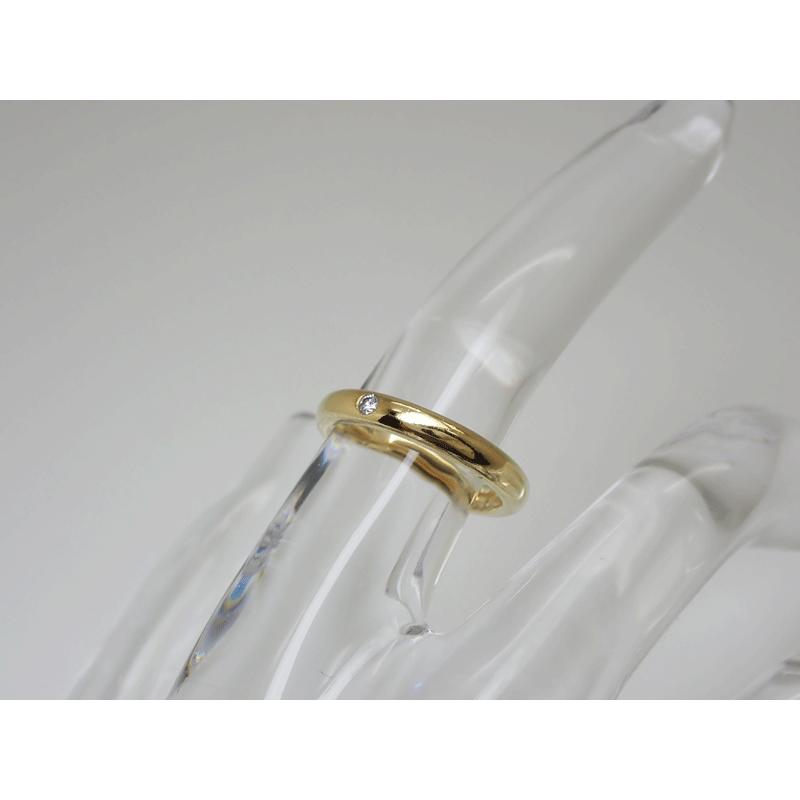 ティファニー TIFFANY&CO. PERETTI エルサ・ペレッティ 750 K18 1Pダイヤ リング ＃5.5号 3.4g 中古 送料無料！！ : マルコウヤフーショッピング店 ...