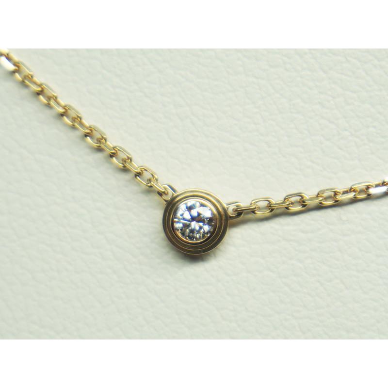Cartier カルティエ d'Amour necklace ダムール ダイヤネックレスXS D0.04ct K18ピンクゴールド ディアマンレジェ B7224516 送料無料 : r6 ...