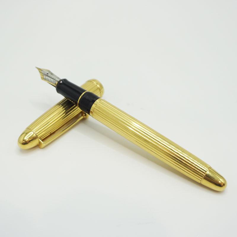 PILOT（文具） 【美品】PILOT パイロット 万年筆 CUSTOM カスタム 745 ペン先K18 750 M 中字 ゴールド 金 文房 ...