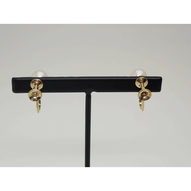 MIKIMOTO ミキモト K14 YG あこや真珠 パールイヤリング パール7mm 2.5g 上質パール 照り・巻き最上質 ゴールド 中古 送料無料 : マルコウヤフーショッピング店 ...