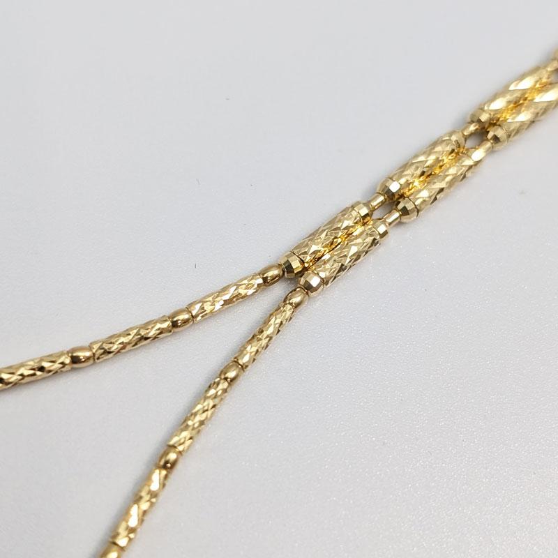 【美品】K18 磁石入り ネックレス 全長56cm 実重量5.6g 18金 ユニセックス 送料無料！！ : r6ka2902 : マルコウヤフーショッピング店 - 通販 - Yahoo!ショッピング