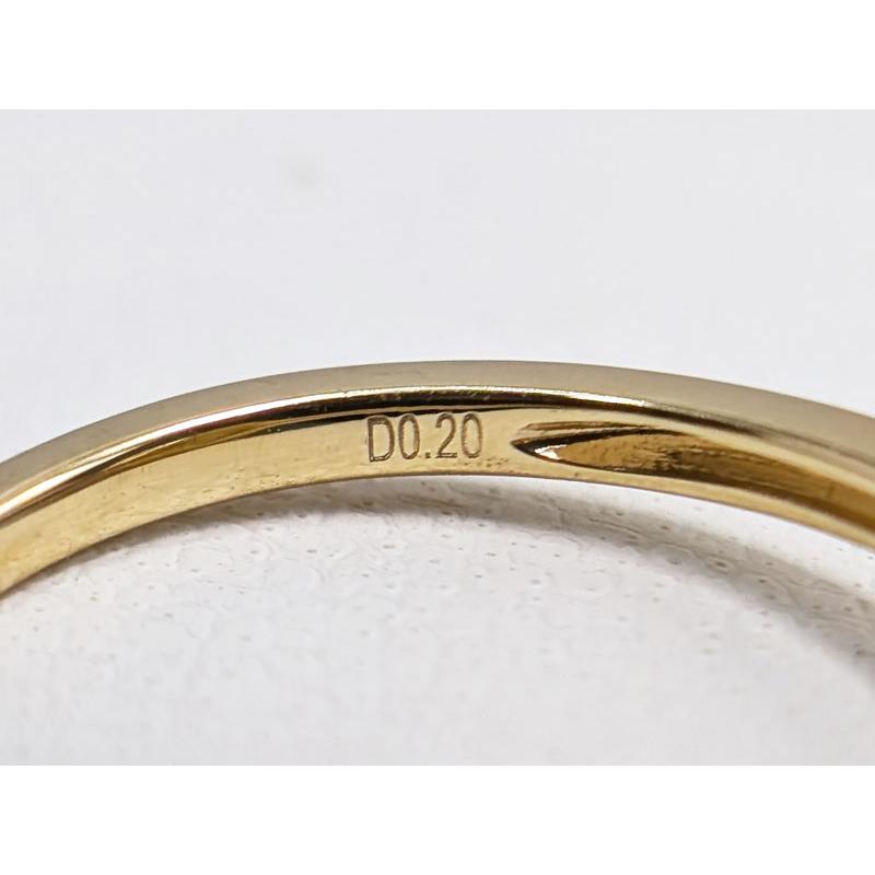 K18YG ダイヤモンド イエローダイヤモンド リング D0.20ct ＃11.5号 サイズ直しご相談下さい 送料無料！！ : マルコウヤフーショッピング店 - 通販 - Yahoo!ショッピング