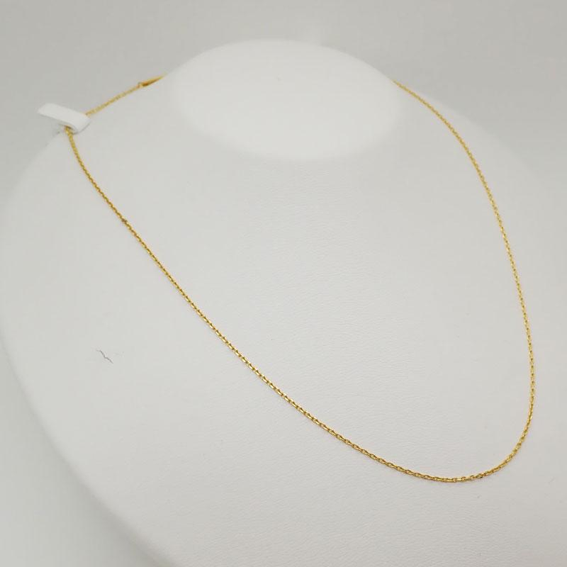 K18 SJX ネックレス NC 750 アズキチェーン 総重量約3.1g 首回り2段階調節可能 40cm/45cm ネック幅約1mm 中古美品 送料無料！ : マルコウヤフーショッピング店 ...