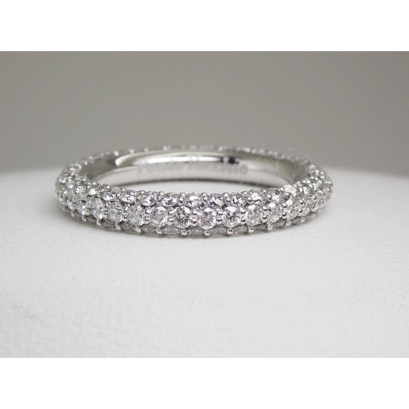 【未使用】PonteVecchio PV ポンテヴェキオ エテルニーナ ラテ フルダイヤモンド リング D1.46ct 8号 インフィニート e03in K18WG : マルコウヤフー ...