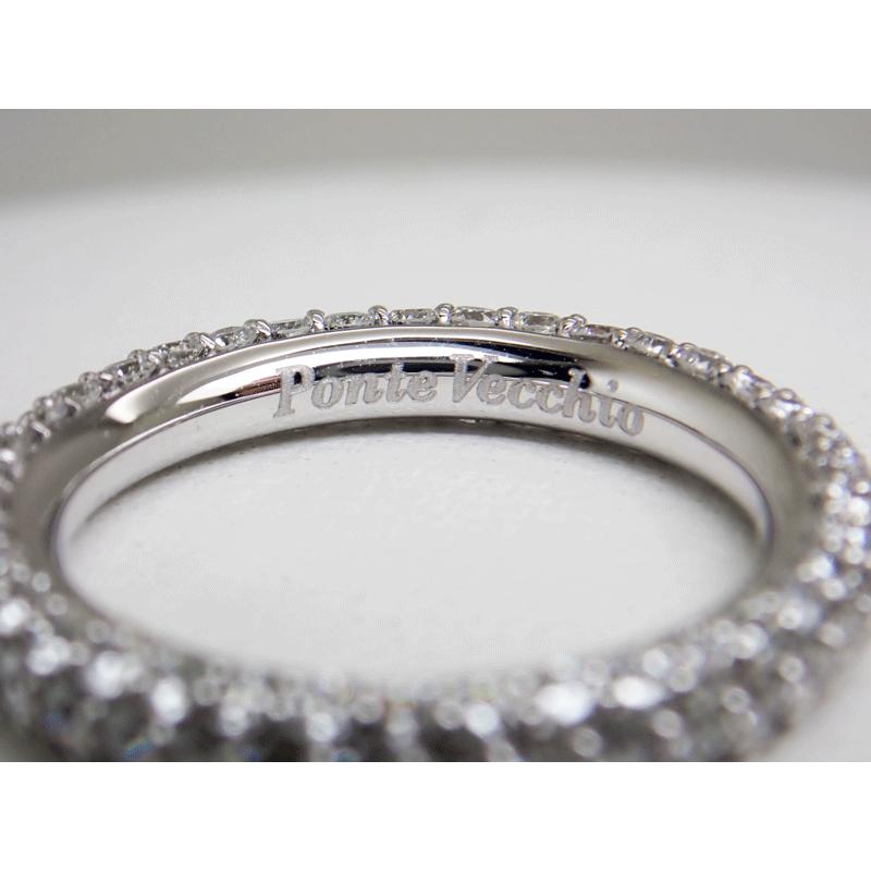 【未使用】PonteVecchio PV ポンテヴェキオ エテルニーナ ラテ フルダイヤモンド リング D1.46ct 8号 インフィニート e03in K18WG : マルコウヤフー ...