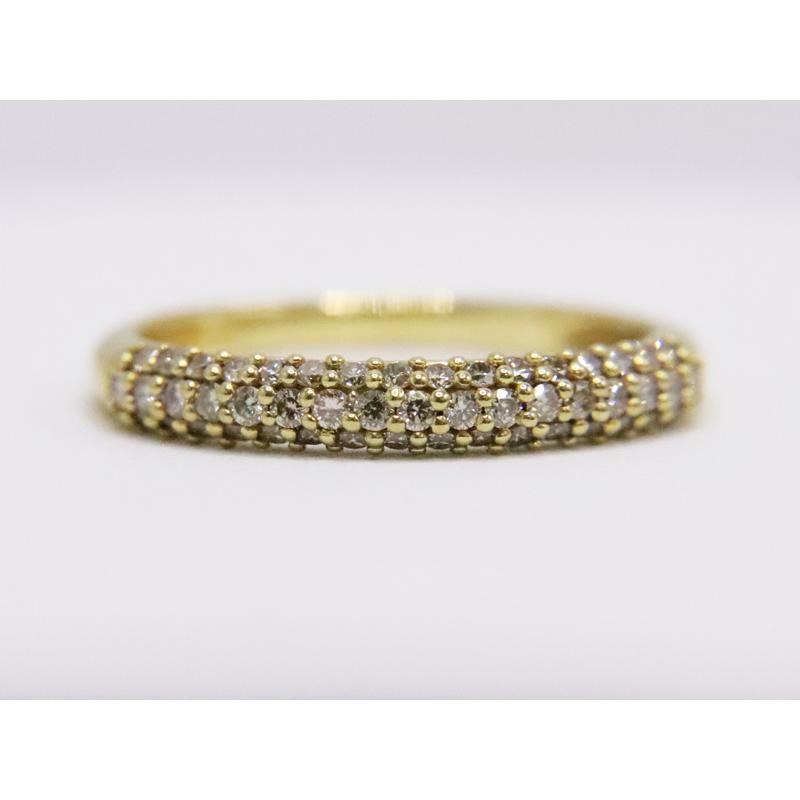 GSTV ジェムティービー GemsTV K18 ダイヤモンド リング イエローゴールド YG D0.40ct #12号 総重量約2.1g 指輪 アクセサリー 送料無料 : マルコウヤフー ...