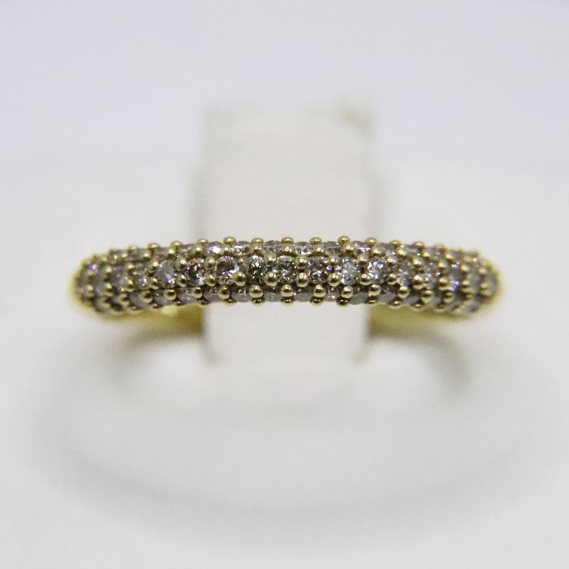 GSTV ジェムティービー GemsTV K18 ダイヤモンド リング イエローゴールド YG D0.40ct #12号 総重量約2.1g 指輪 アクセサリー 送料無料 : マルコウヤフー ...