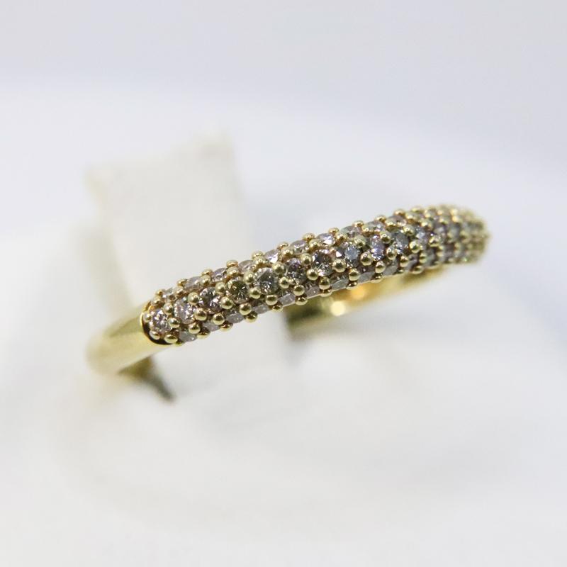 GSTV ジェムティービー GemsTV K18 ダイヤモンド リング イエローゴールド YG D0.40ct #12号 総重量約2.1g 指輪 アクセサリー 送料無料 : マルコウヤフー ...