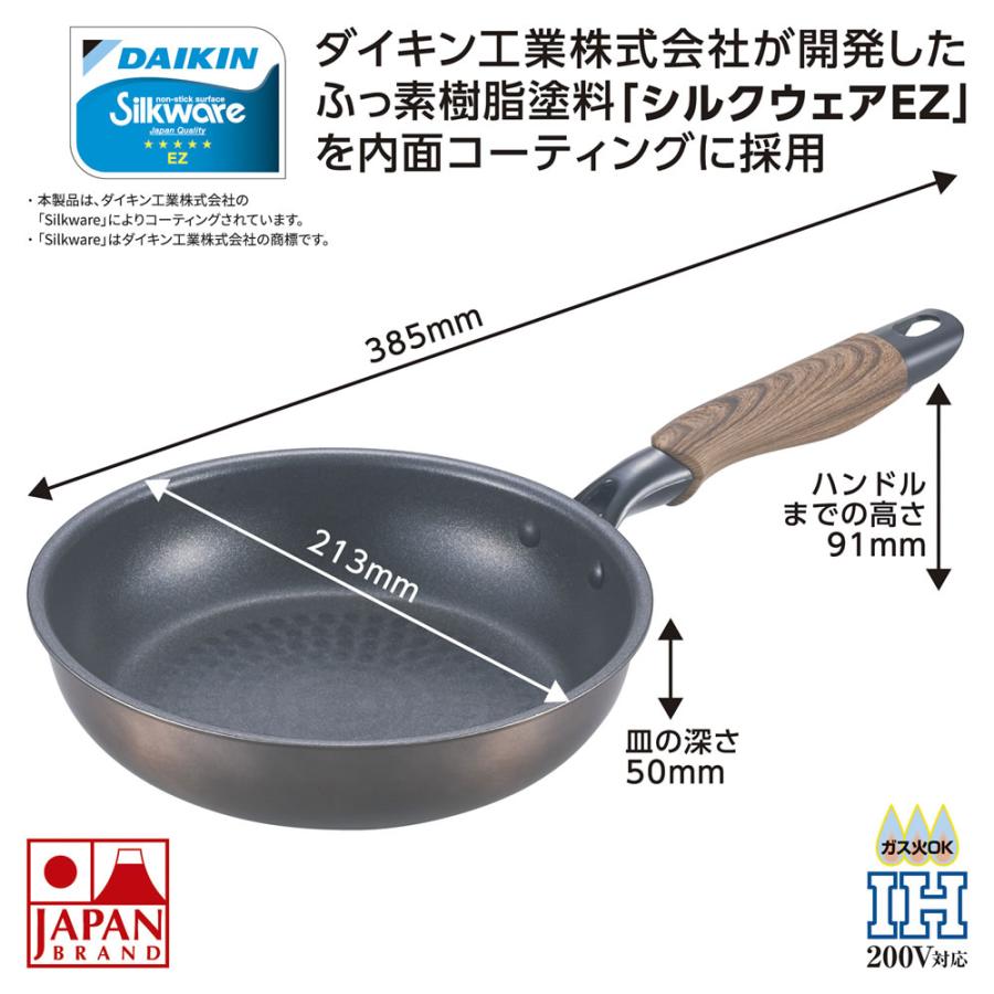 調理器具 フライパン 小さめ 20cm 傷つきにくい 長持ち 熱が伝わりやすい 熱ムラが少ない ガス火OK 和楽亭 IHフライパン20cm PM420 : まるモール - 通販 - Yahoo ...