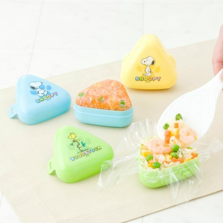 SNOOPY ランチグッズ 弁当 ケース おにぎりケース3ヶセット LS-2 OSK スヌーピー 三角おにぎり 携帯 遠足 ピクニック キャンプ 日本製 : まるモール - 通販 ...
