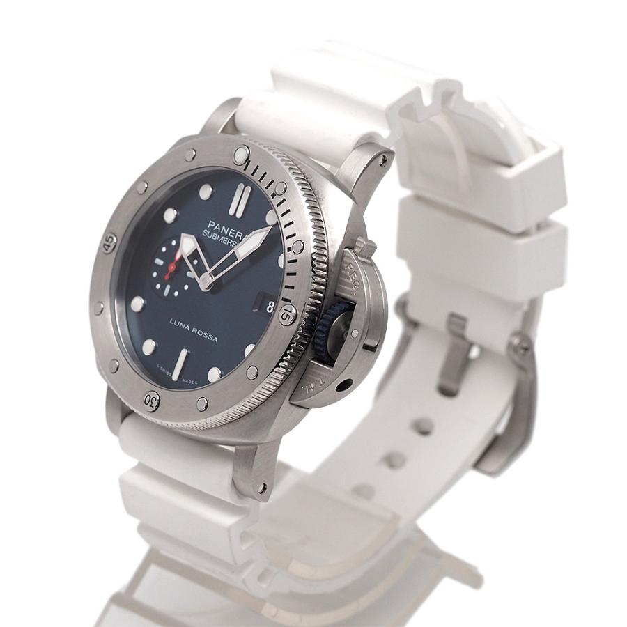 SUBMERSIBLE PANERAI パネライ サブマーシブル クアランタクアトロ ルナ・ロッサ PAM01391 自動巻き SS×ラバー ...