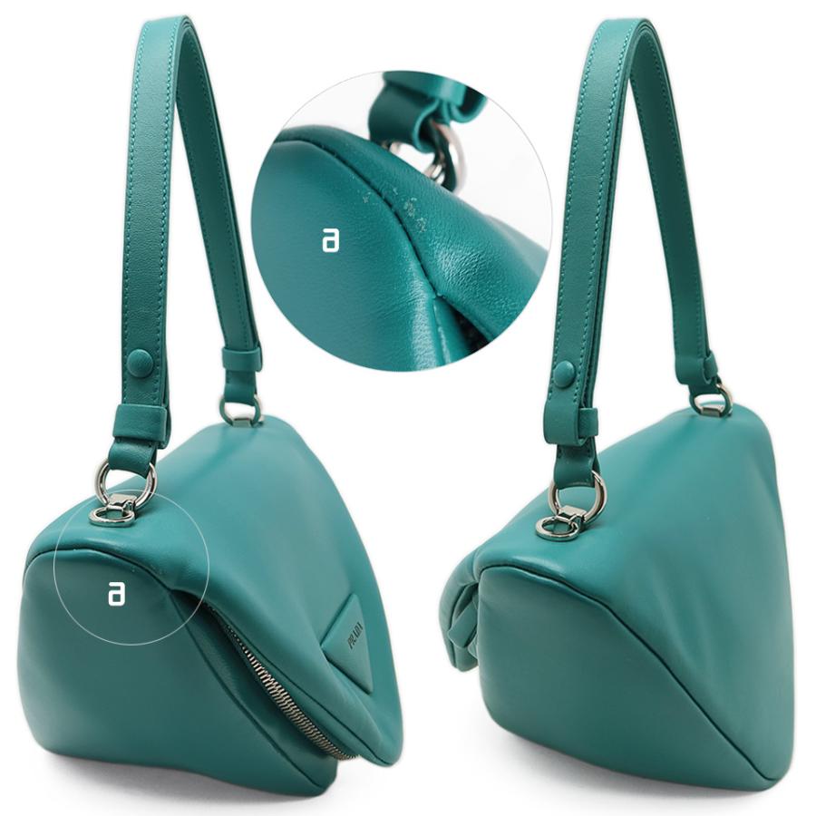 PRADA（プラダ） トライアングルハンドバッグ 1BA315 パデッドナッパ
