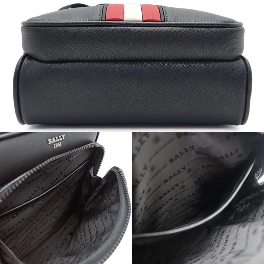 Bally（バリー） クロスボディショルダーバッグ MACKAO 6238760 F006 レザー ブラック×ガンメタル 【丸万質舗】 : 丸 ...